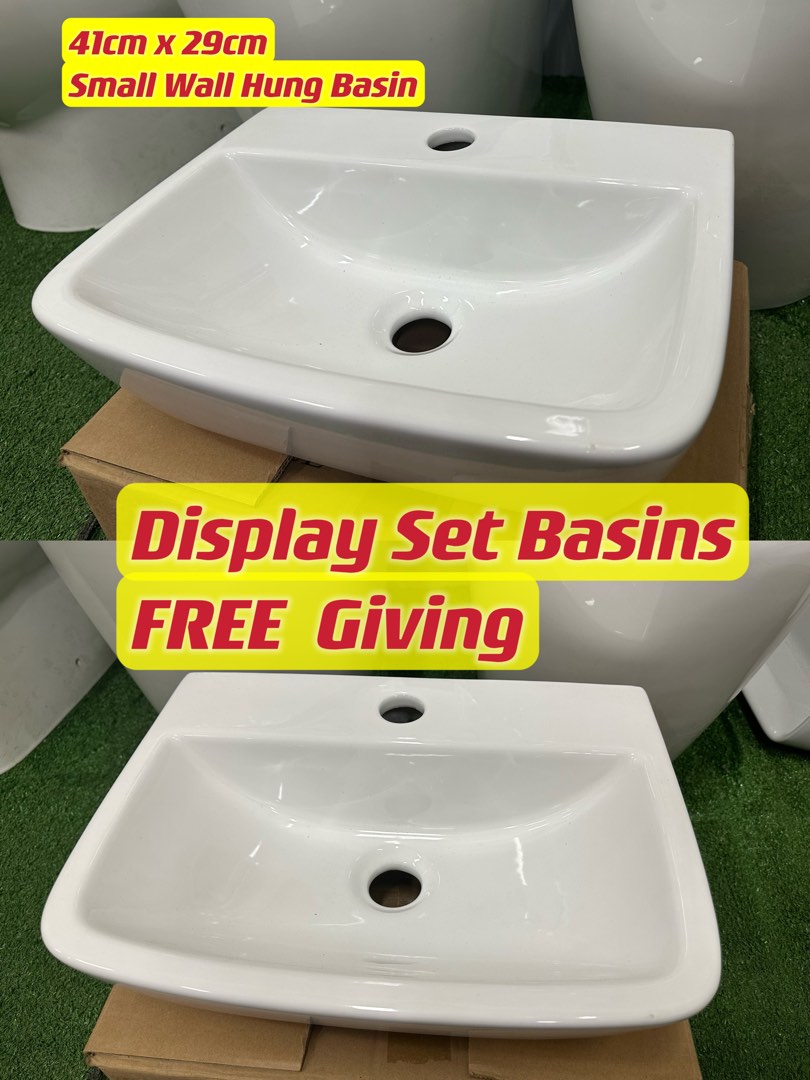 Wash Basin - Display Set- Free Giving / Low price, Furniture & Home ...