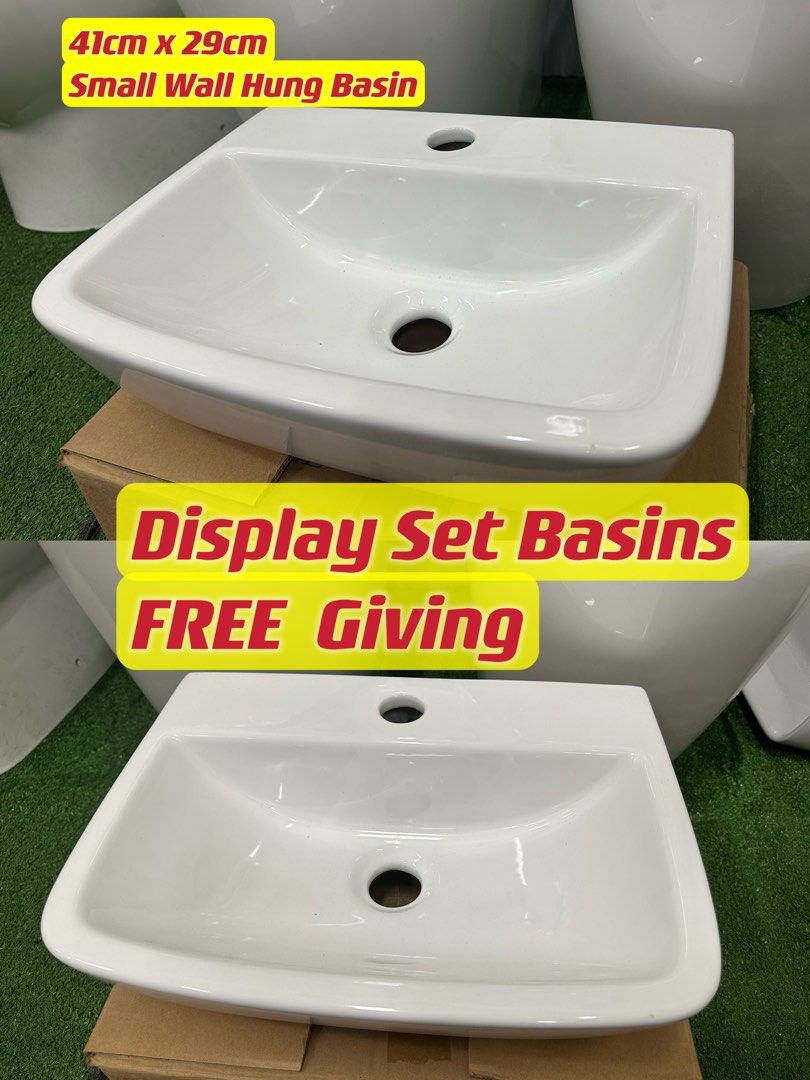 Wash Basin - Display Set- Free Giving / Low price, Furniture & Home ...