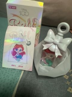 Popmart Disney 100th anniversary bell - Minnie & red panda, Hobbies ...