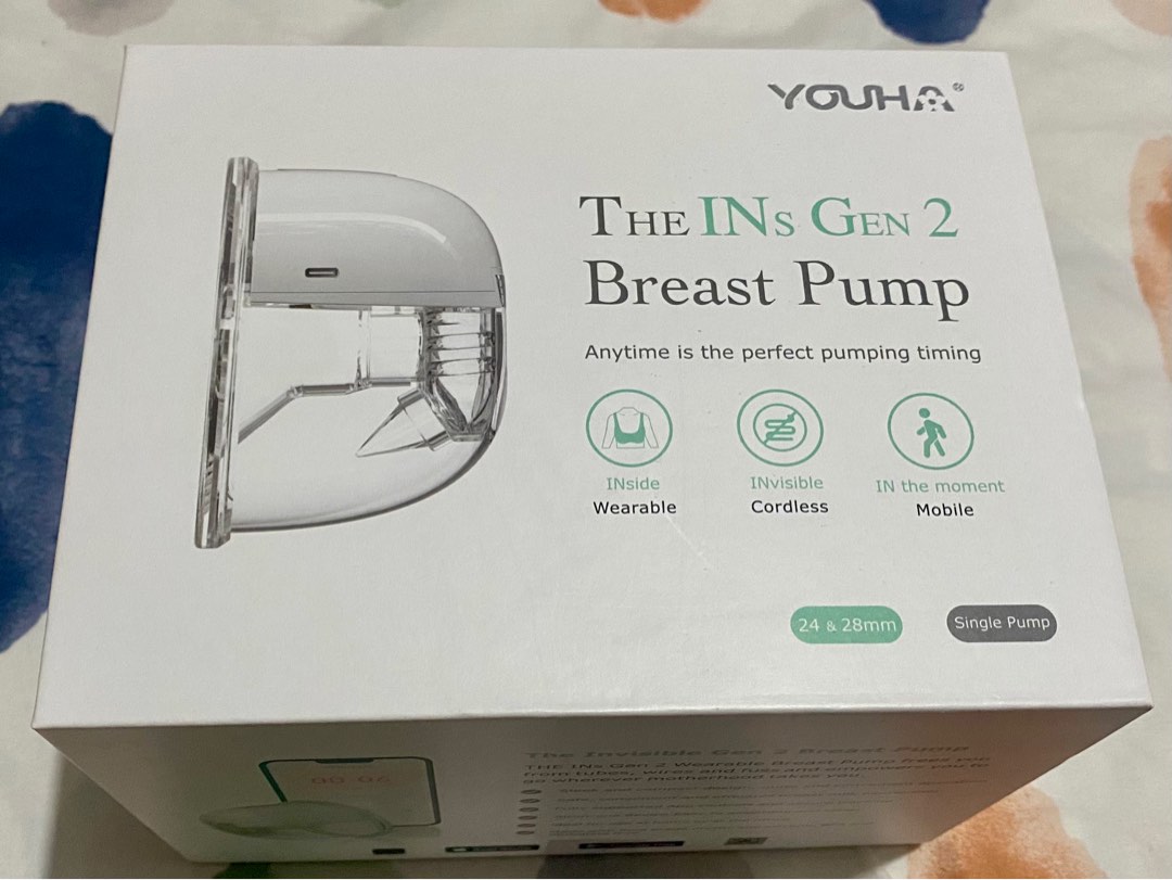 Youha the Ins gen 2 with app wearable breast pump, Babies & Kids ...