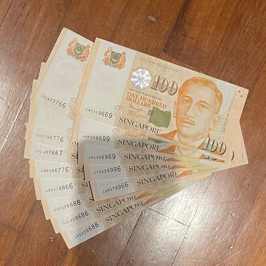 $100 SGD NICE SERIAL NUMBER, Hobbies & Toys, Memorabilia & Collectibles ...