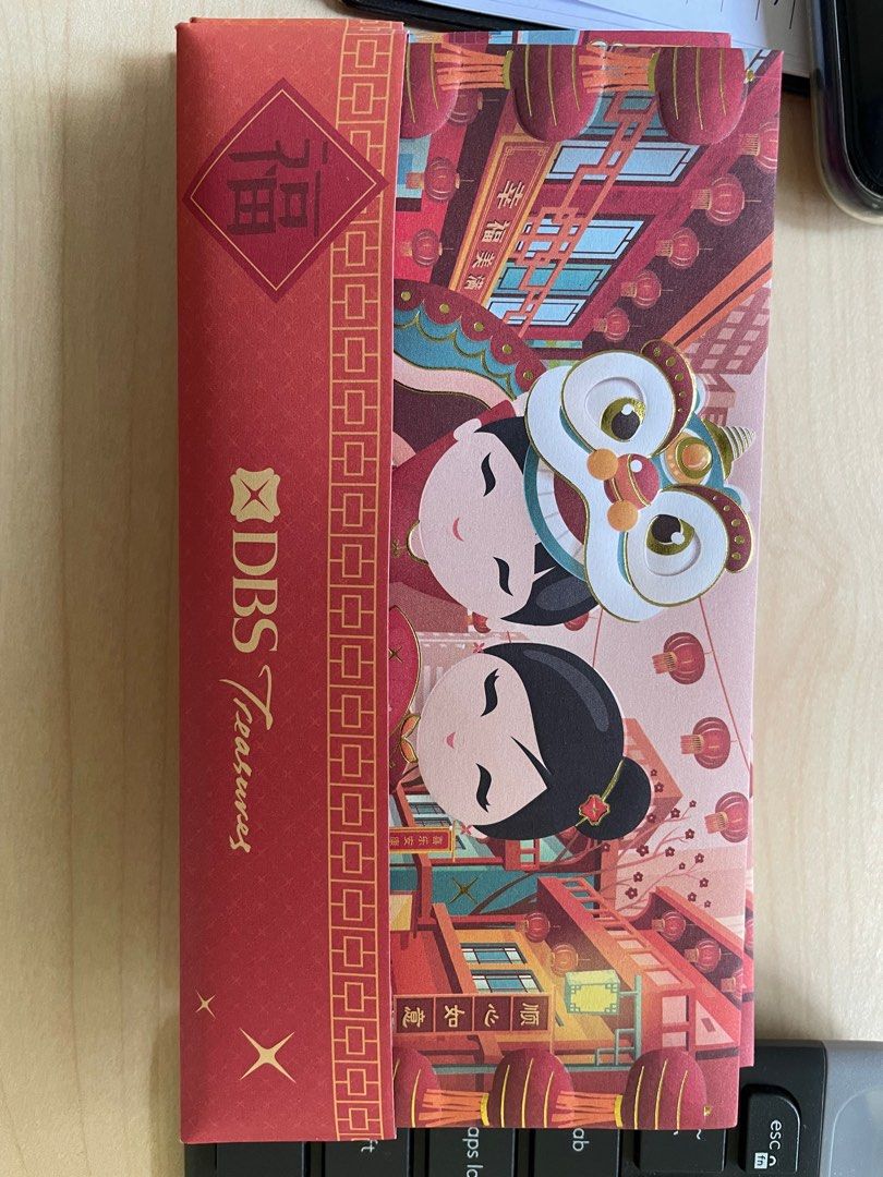 2024 CNY Ang Bao DBS Treasures + POSB, Hobbies & Toys, Stationery ...