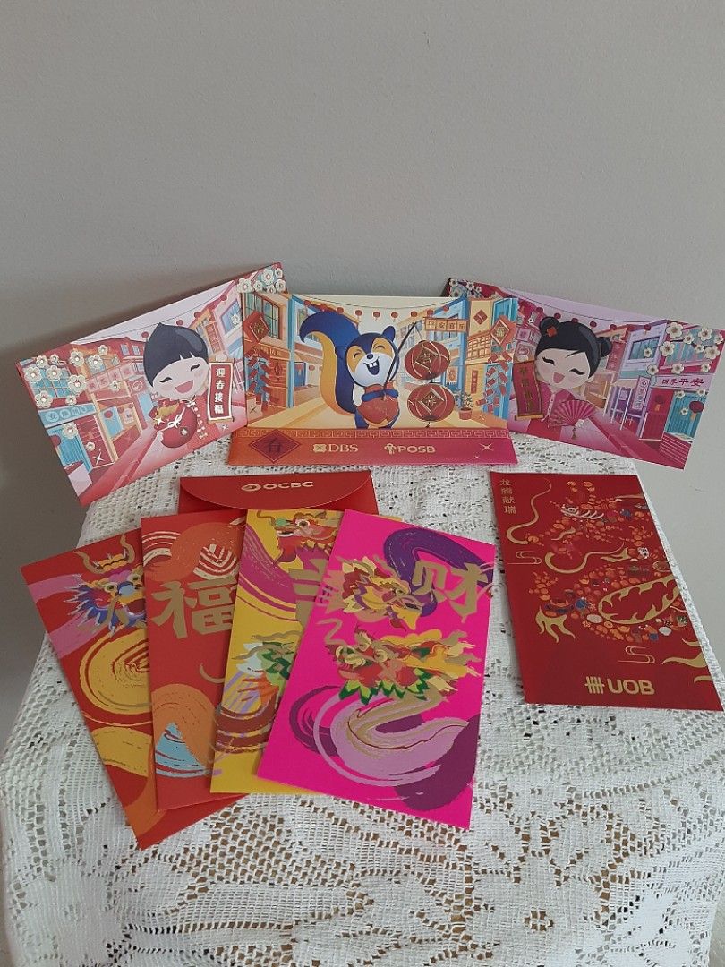 2024 DBS/OCBC/UOB CNY Red Packets, Everything Else on Carousell