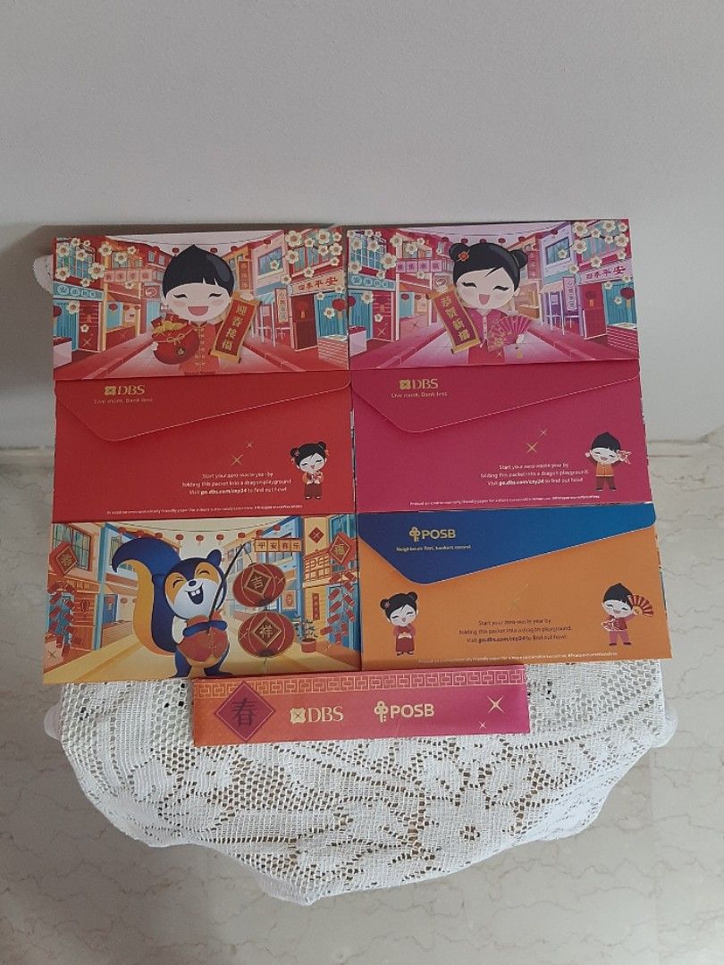 2024 DBS/OCBC/UOB CNY Red Packets, Everything Else on Carousell