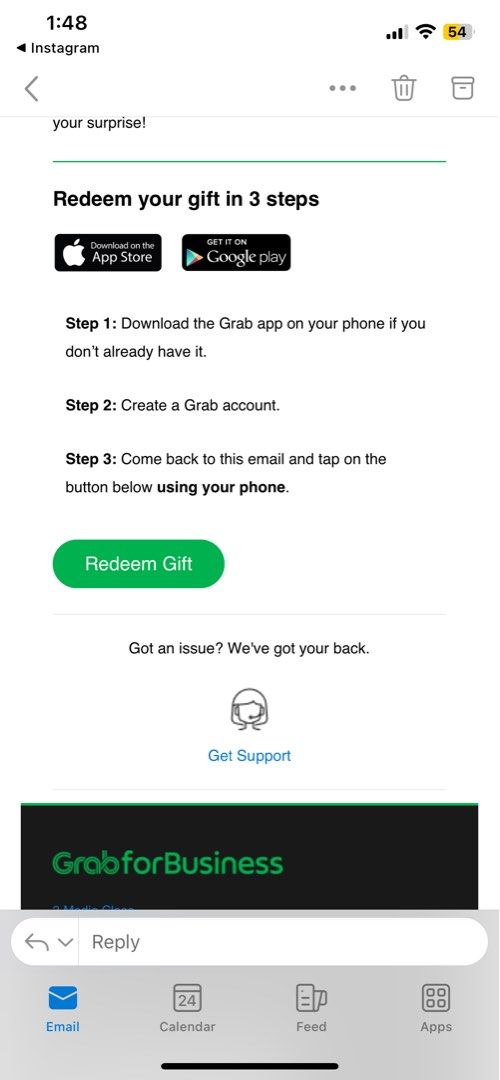 $20 grab gift voucher grabmart/grab transport/grab food, Tickets ...