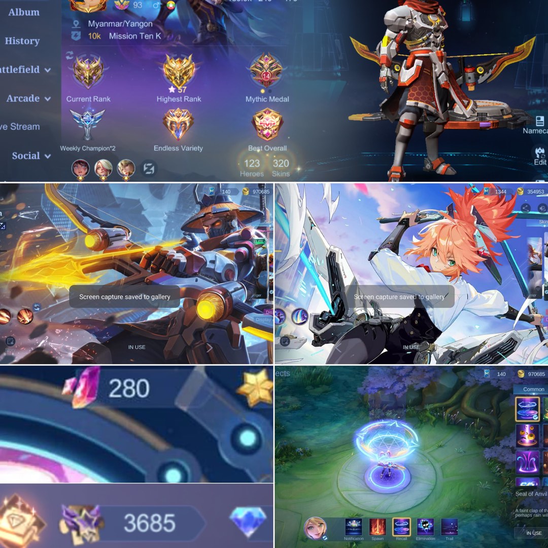 320 Skins, 2 Collectors, 1 Legend Skin of YOUR CHOICE, YSS Collector ...