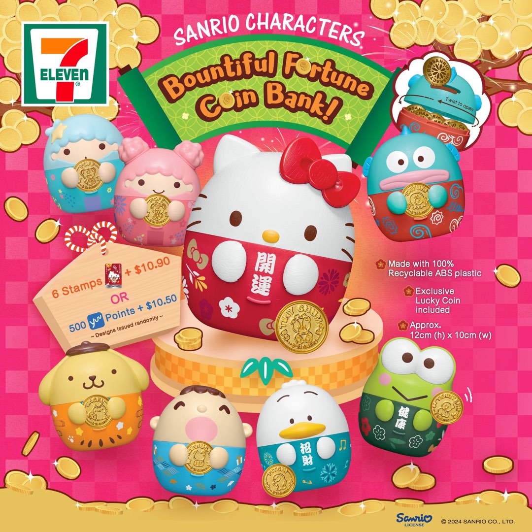 7-11 Sanrio Blind Box, Hobbies & Toys, Memorabilia & Collectibles, Fan ...