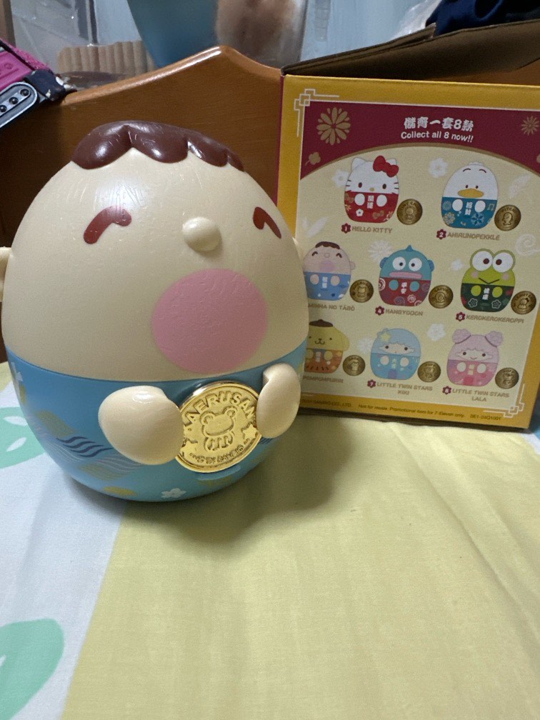 7-11 Sanrio characters fortune coin bank + Stamp Card, Hobbies & Toys ...