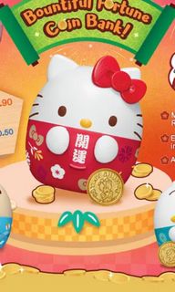 7-11 Sanrio Characters Coin Bank (Hello Kitty), Hobbies & Toys ...