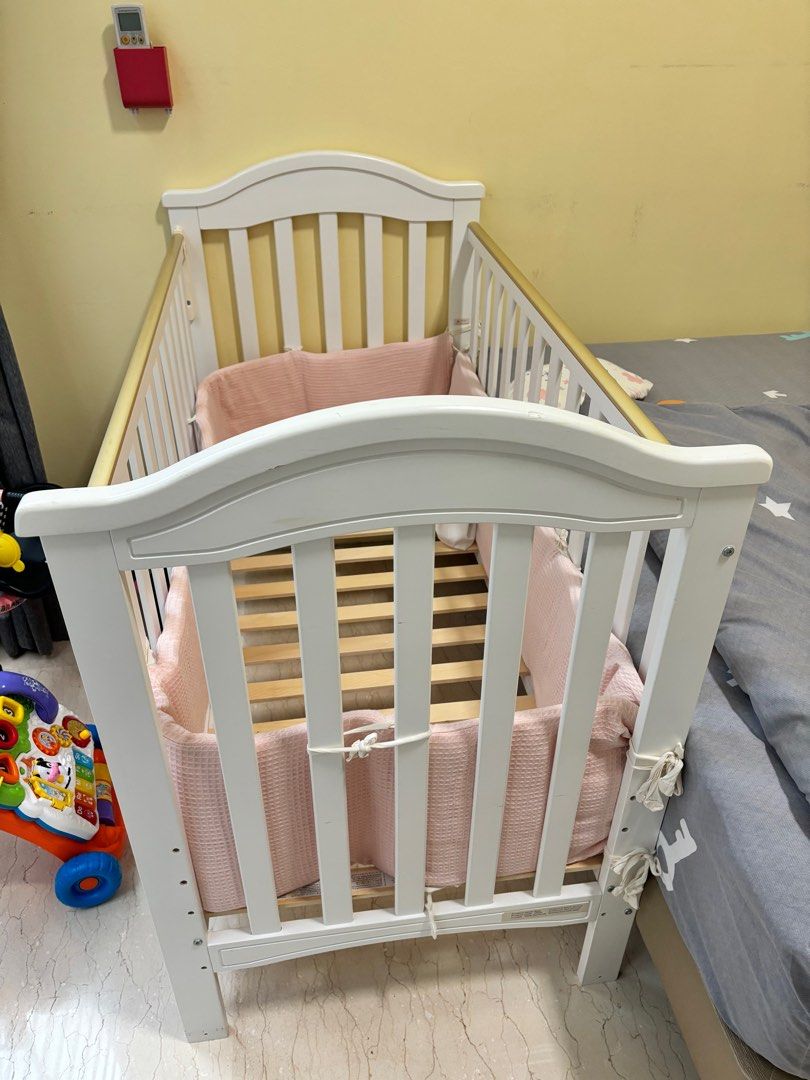 7-in-1 Convertible Baby Cot, Babies & Kids, Baby Nursery & Kids ...