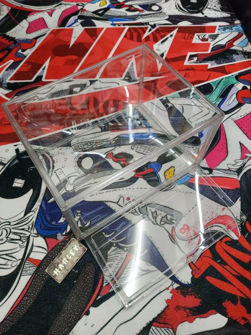 Acrylic Side Drop Shoebox, Men's Fashion, Footwear, Sneakers on Carousell