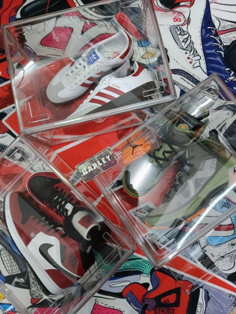 Acrylic Side Drop Shoebox, Men's Fashion, Footwear, Sneakers on Carousell