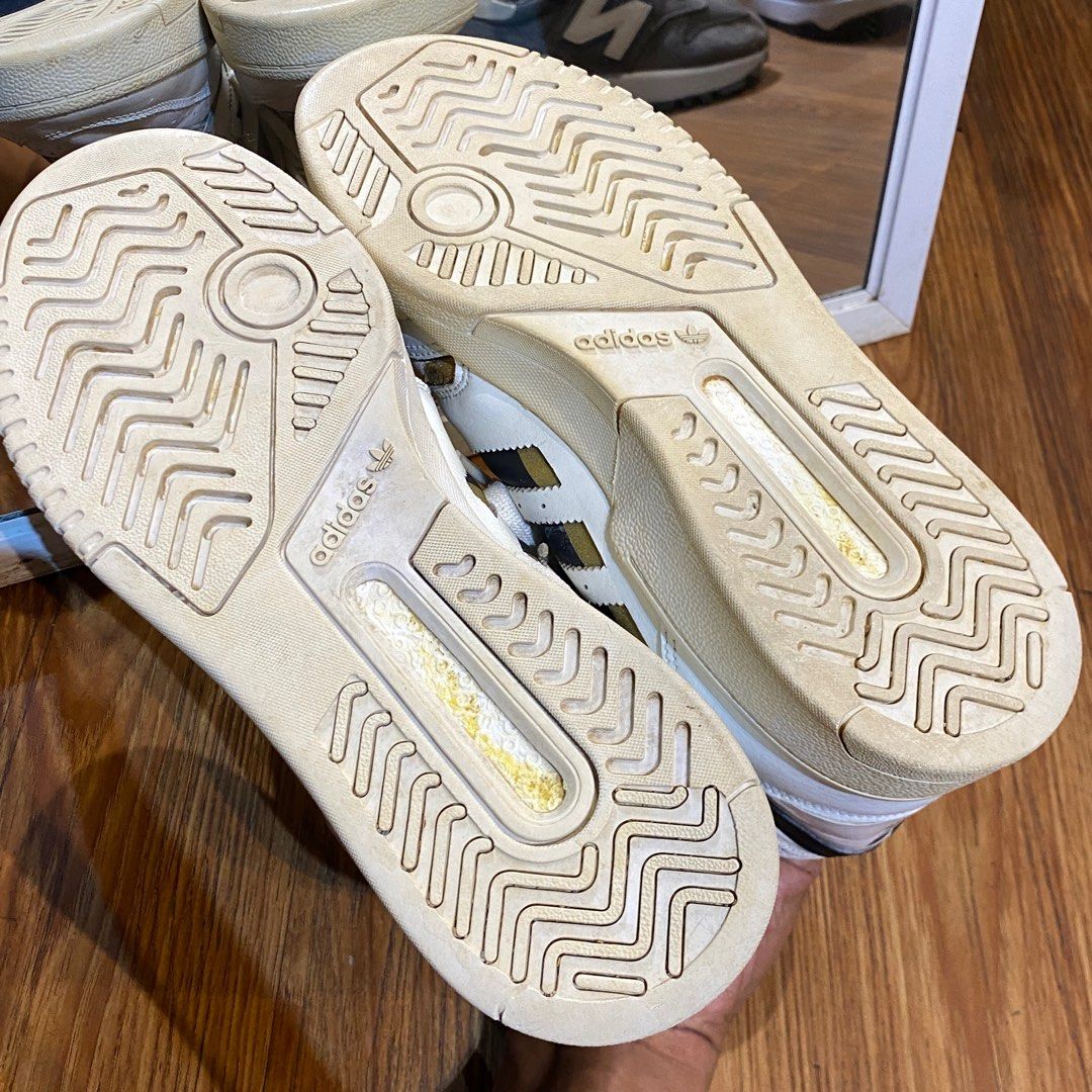 Adidas drop step hi white black leather originals murah not gazelle ...