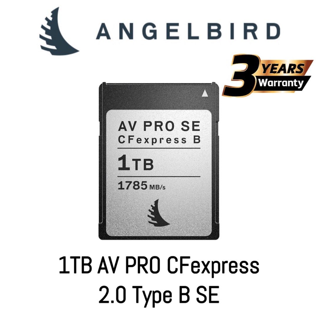 Angelbird 1TB AV PRO CFexpress 2.0 Type B SE Memory Card, Mobile Phones ...