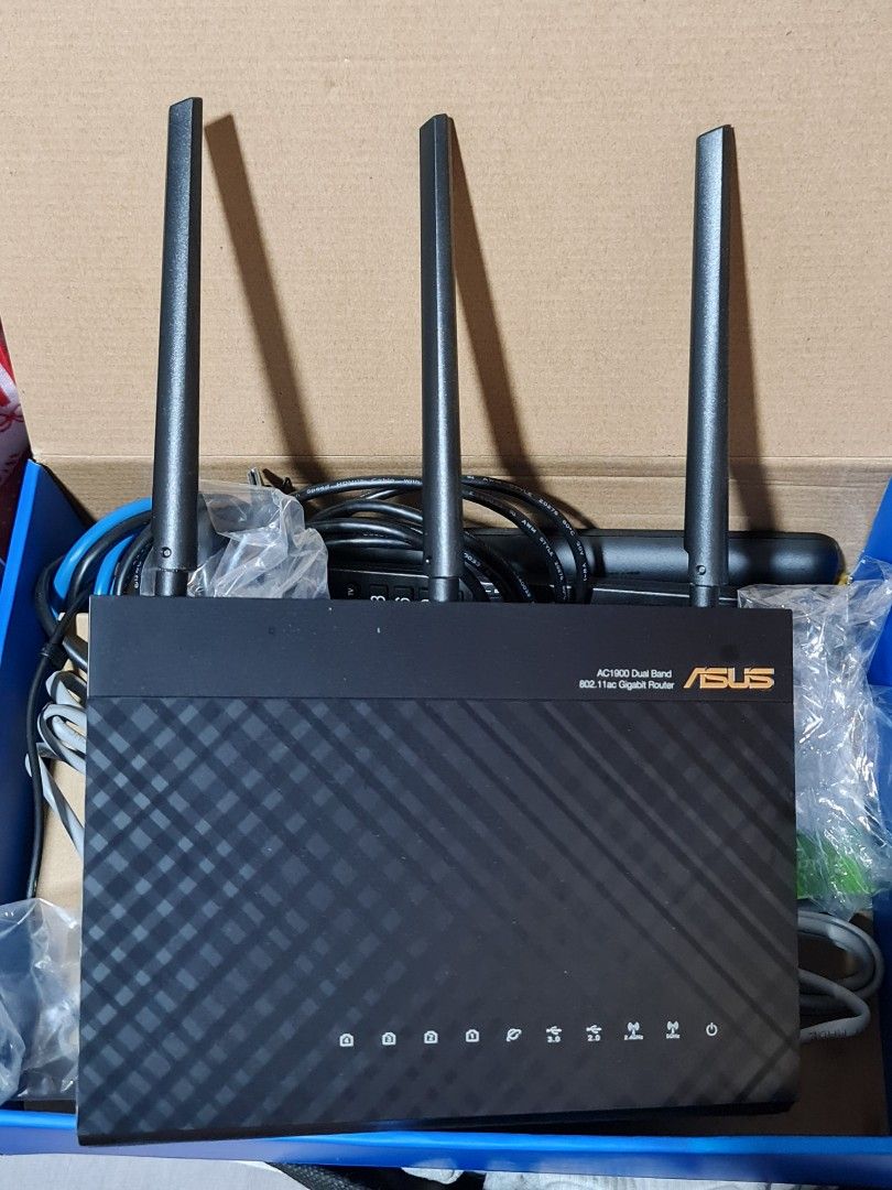 Asus AC1900 Dual Band Router, Computers & Tech, Office & Business ...