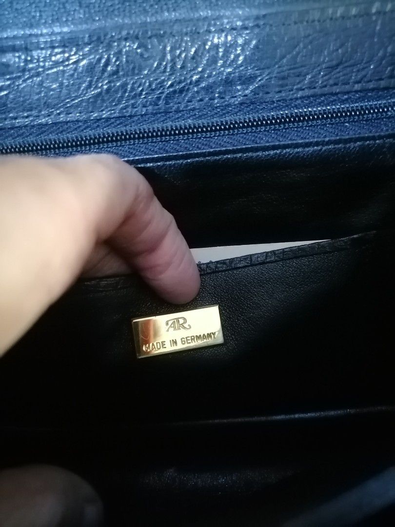 Authentic Alfred Roth Germany made Genuine Ostrich Skin Leather - Super ...