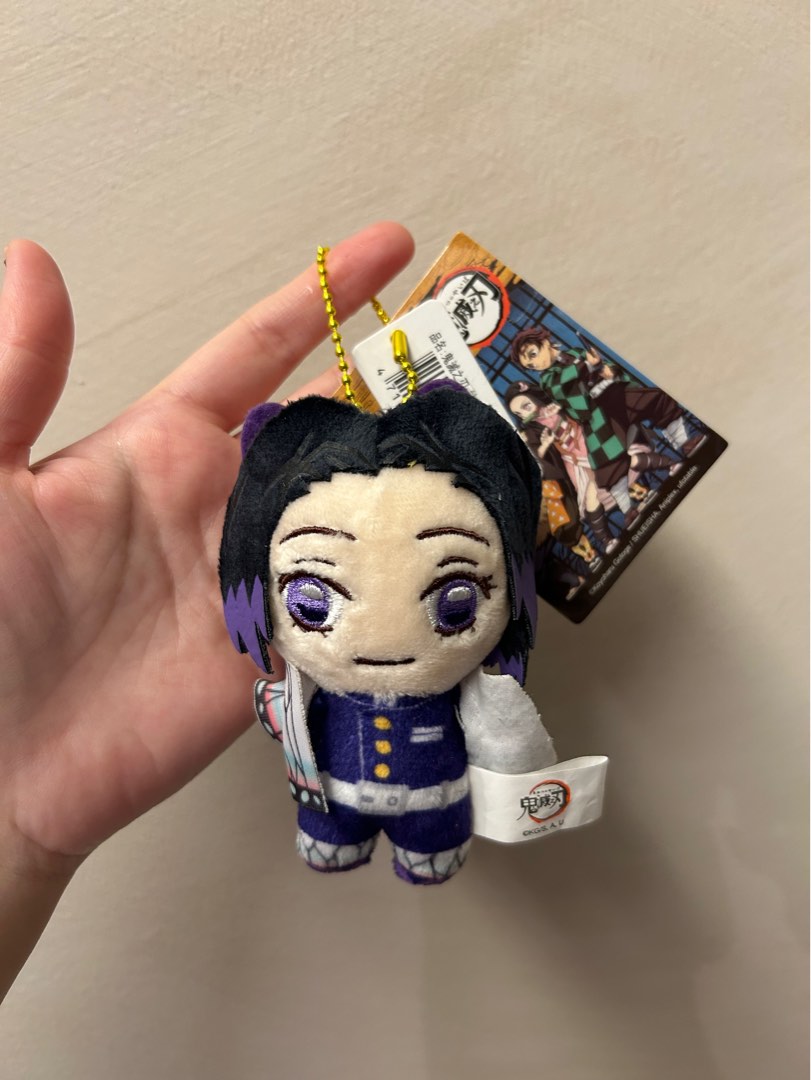 Authentic Demon slayer Shinobu soft toy plush plushie keychain bag ...