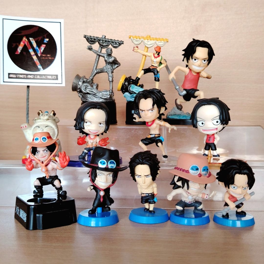 Authentic Onepiece_Assorted Portgas D Ace Mini Figures, Hobbies & Toys ...