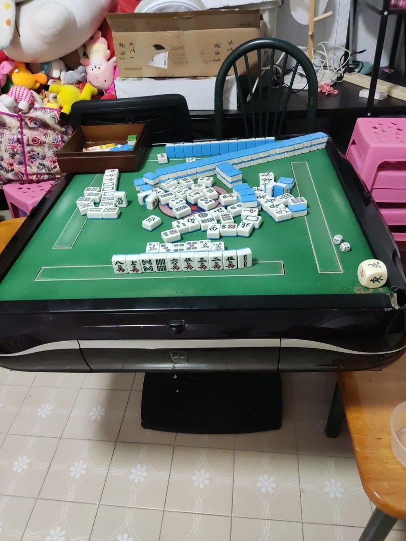 Auto Mahjong Table Automatic Mahjong Table, Furniture & Home Living ...