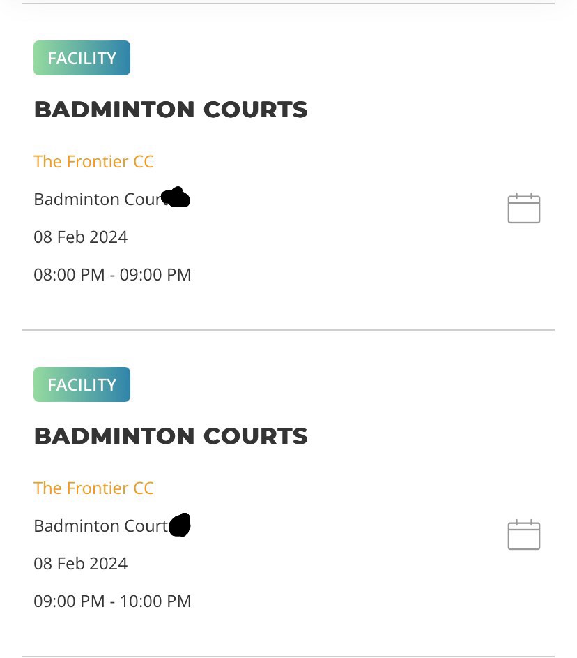 Badminton court transfer, Sports Equipment, Sports & Games, Racket ...