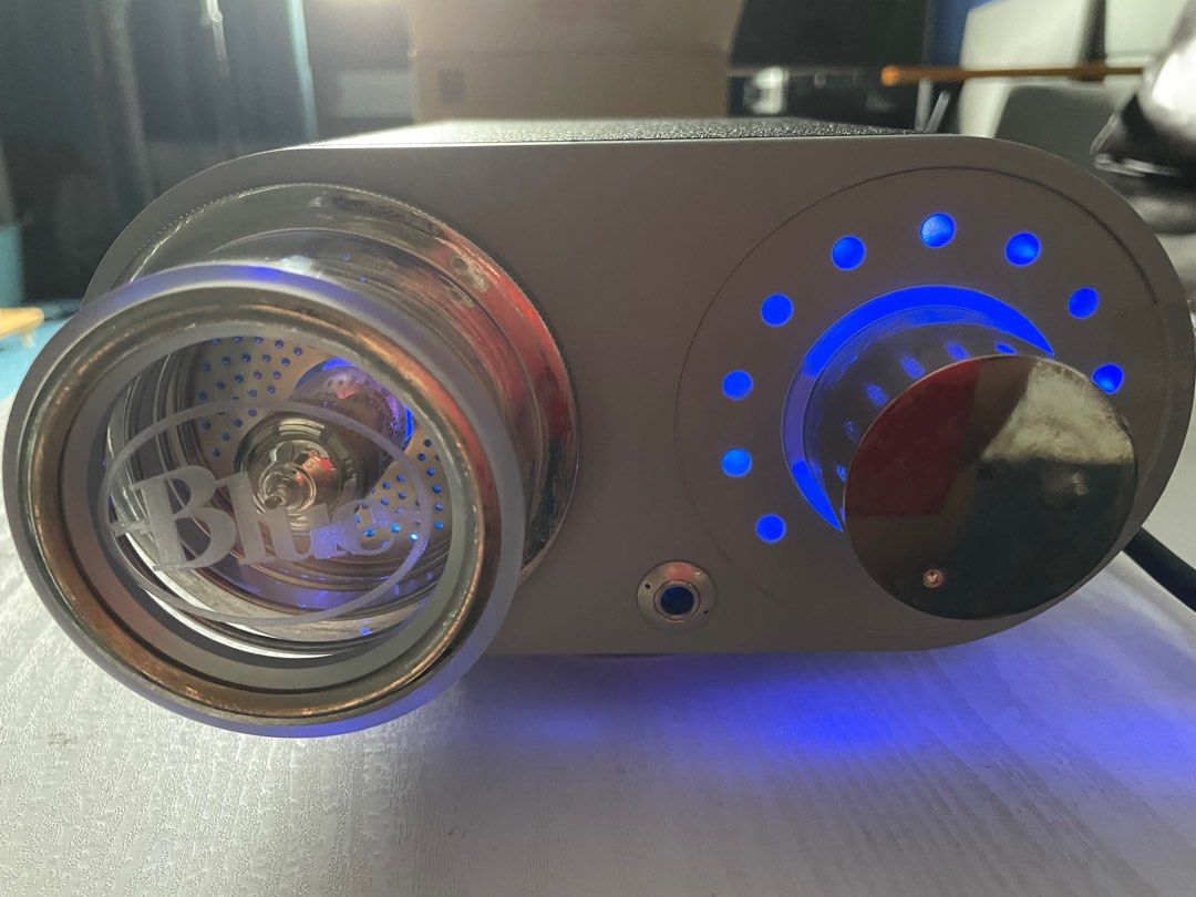 Beautiful Blue Robbie microphone Tube Preamp, Hobbies & Toys, Music ...