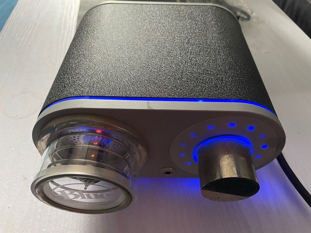 Beautiful Blue Robbie microphone Tube Preamp, Hobbies & Toys, Music ...