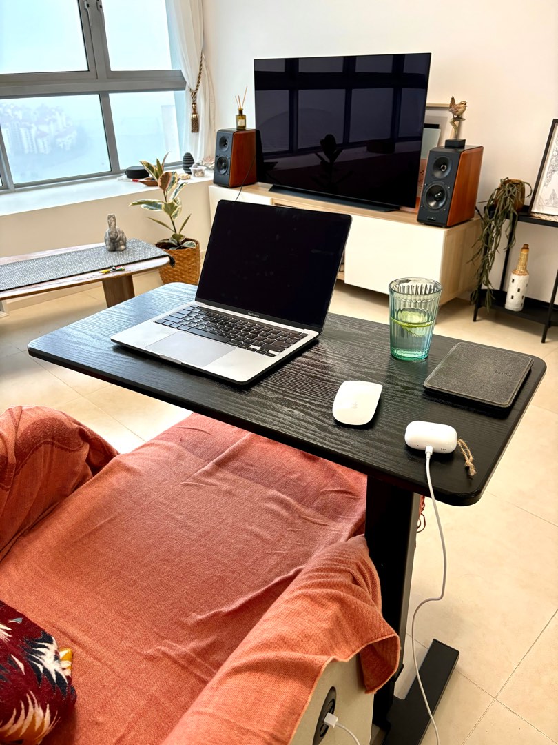 Folding overbed table, Furniture & Home Living, Furniture, Tables ...