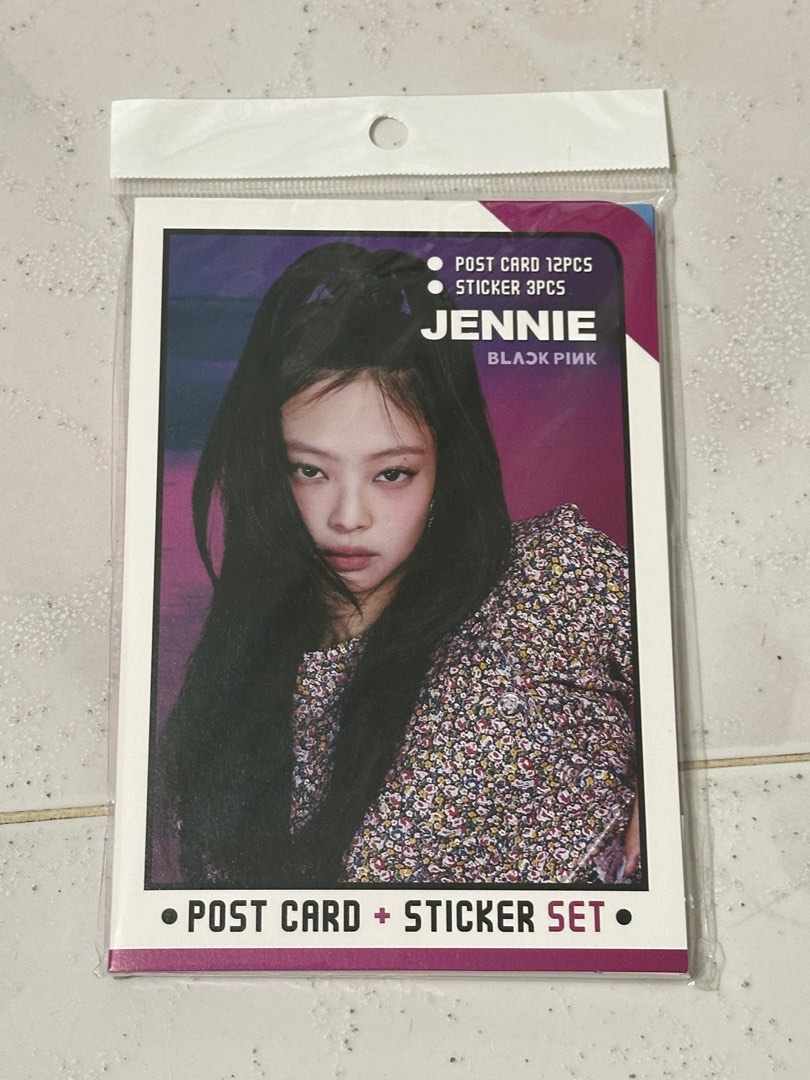 Black pink Post Card Sticker Set, Hobbies & Toys, Music & Media, Music ...