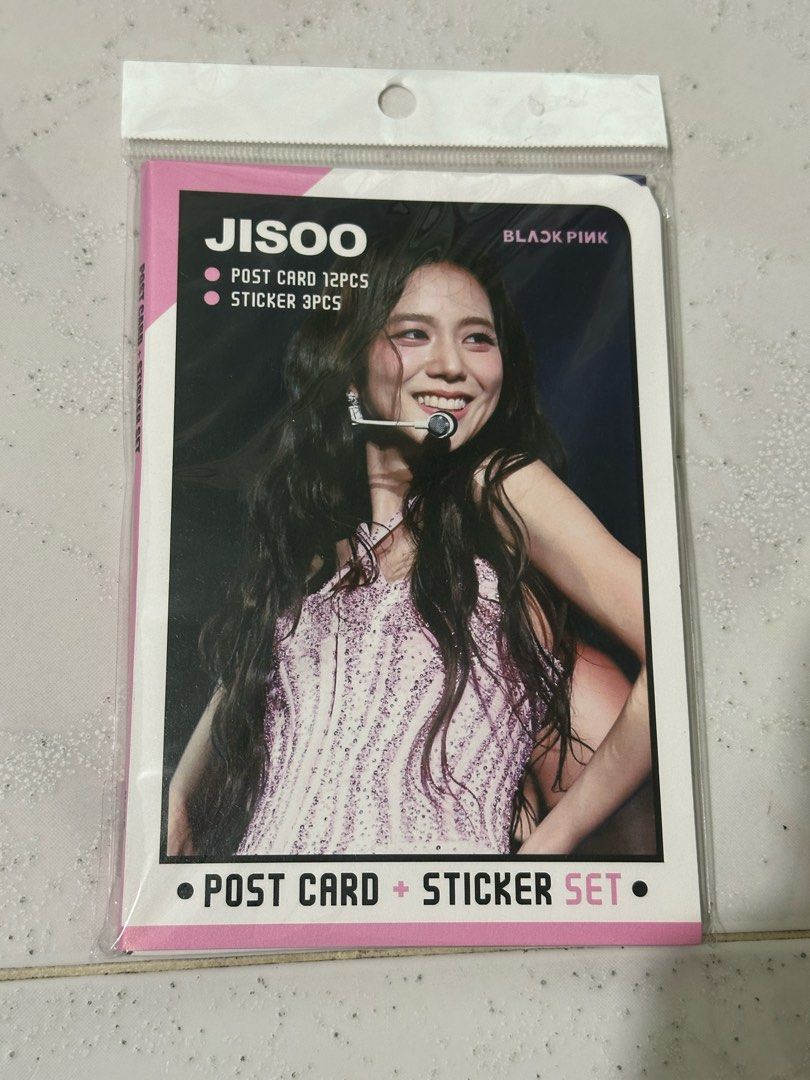 Black pink Post Card Sticker Set, Hobbies & Toys, Music & Media, Music ...