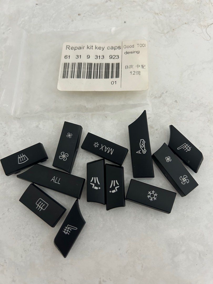 BMW F10 Emblems and Key Caps, Car Accessories, Accessories on Carousell