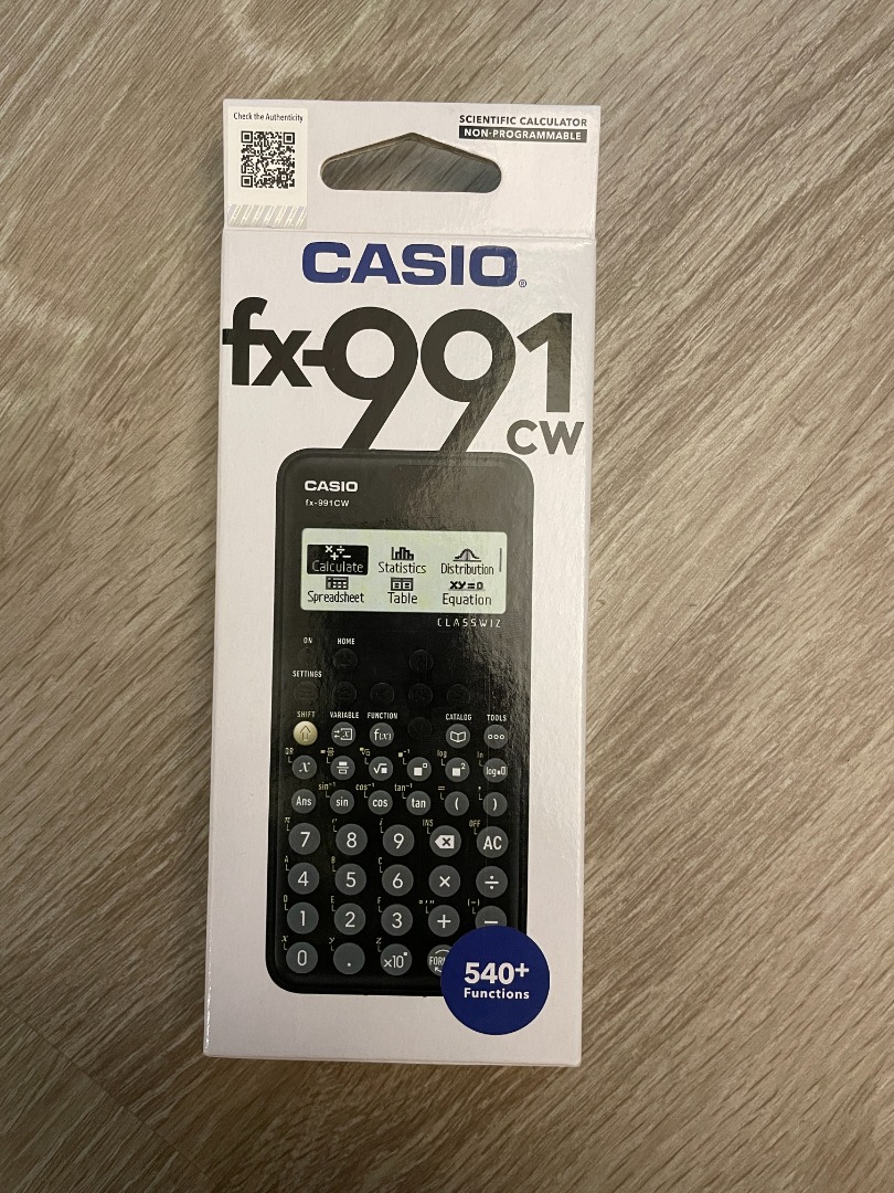 Brand new Casio fx-991cw Scientific calculator, Hobbies & Toys ...