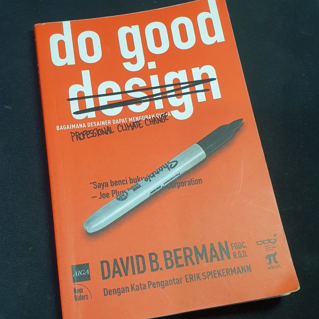 Buku Do Good Design David B Berman Indonesia adgi, Buku & Alat Tulis ...