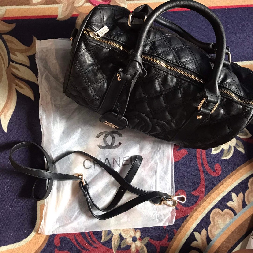 Channel two way, Luxury, Bags & Wallets on Carousell