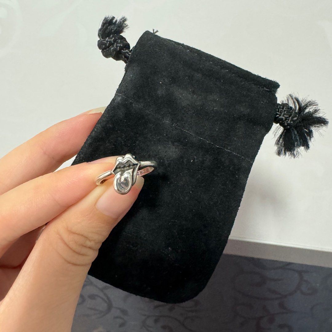 Chrome Hearts Rolling Stones Ring, Women's Fashion, Jewelry ...