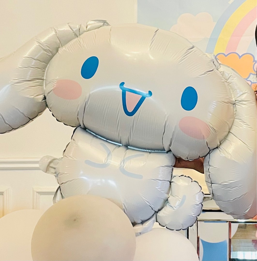 Banner&balloons Cinnamoroll sanrio theme party, Hobbies & Toys ...