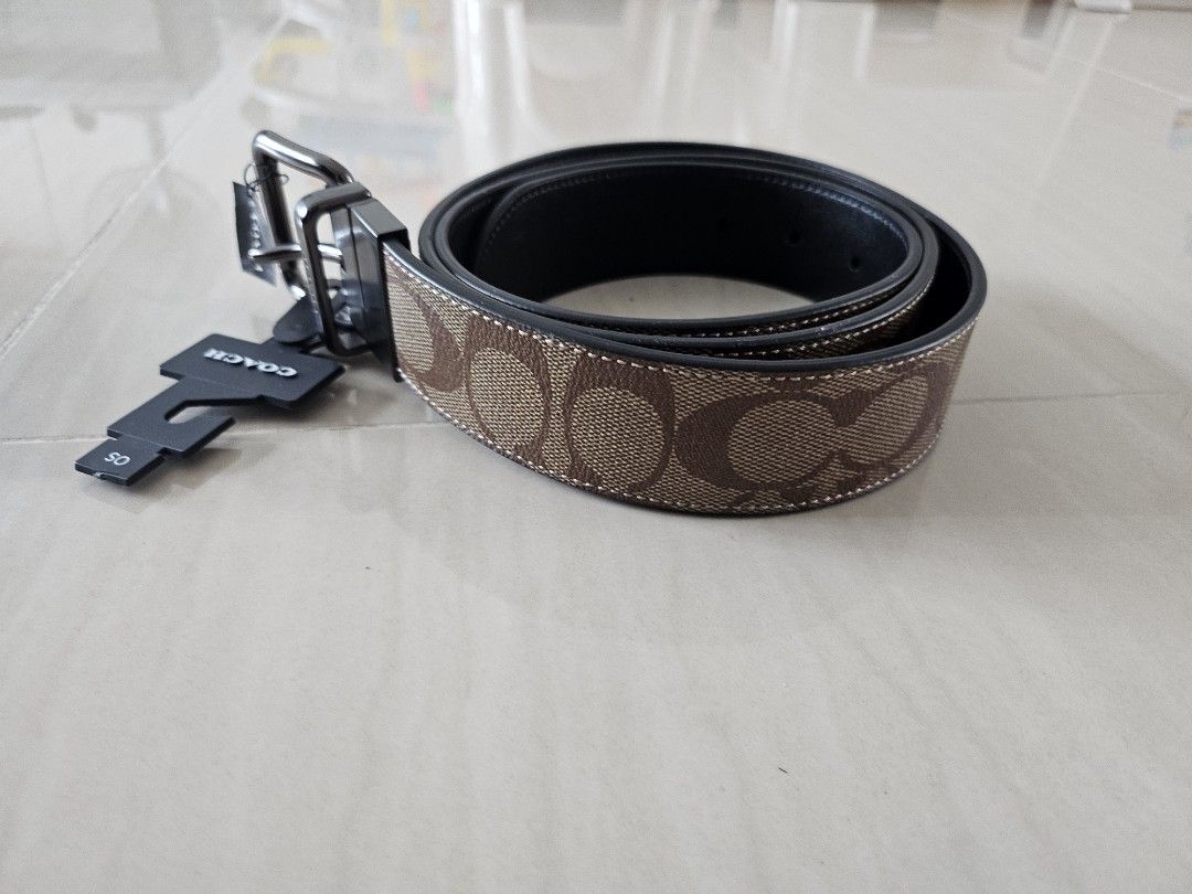 Coach Men Belt, Men's Fashion, Watches & Accessories, Belts on Carousell