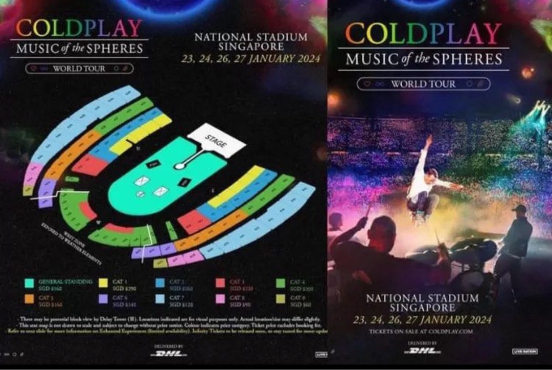 COLDPLAY: MUSIC OF THE SPHERES WORLD TOUR, Tickets & Vouchers, Event ...