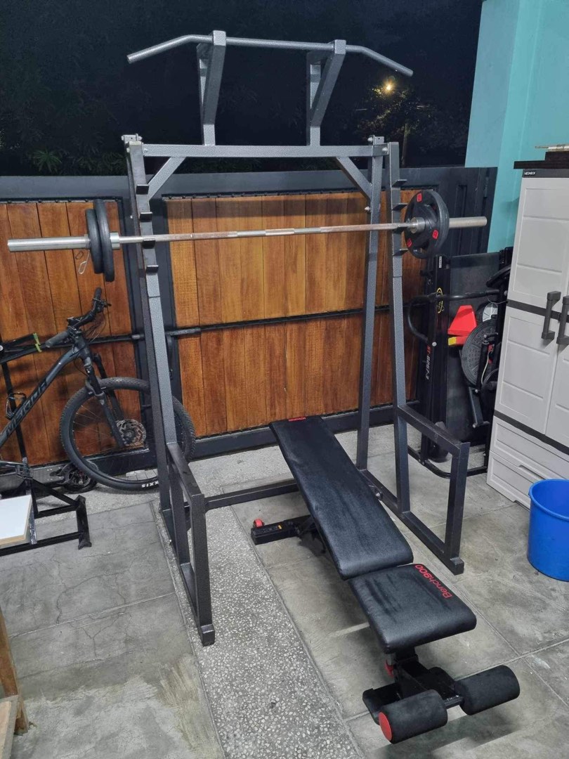 COMPLETE GYM SET, Sports Equipment, Exercise & Fitness, Weights ...