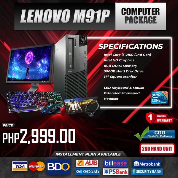 Computer Set Branded Slim System unit Core i3, i5 up to 4th Generation ...