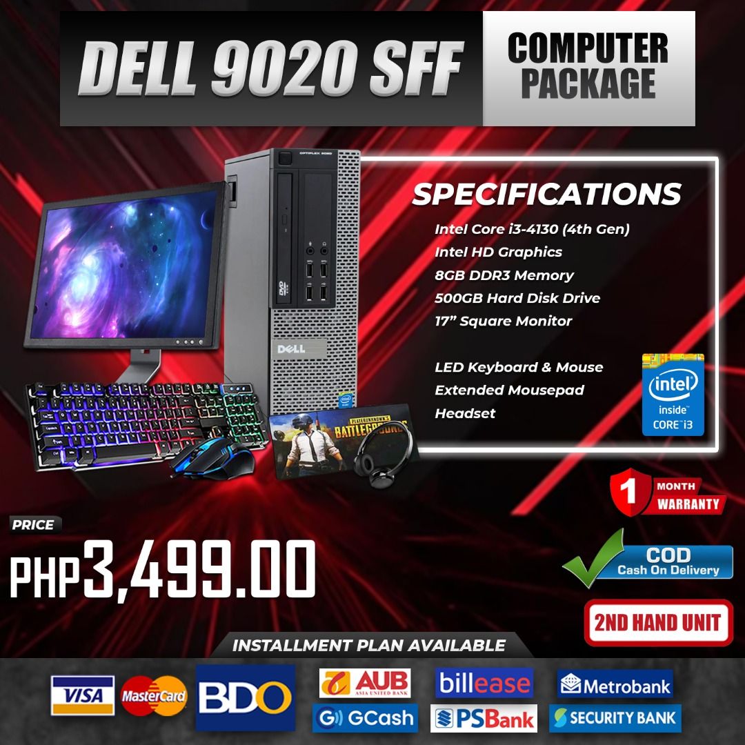 Computer Set Branded Slim System unit Core i3, i5 up to 4th Generation ...