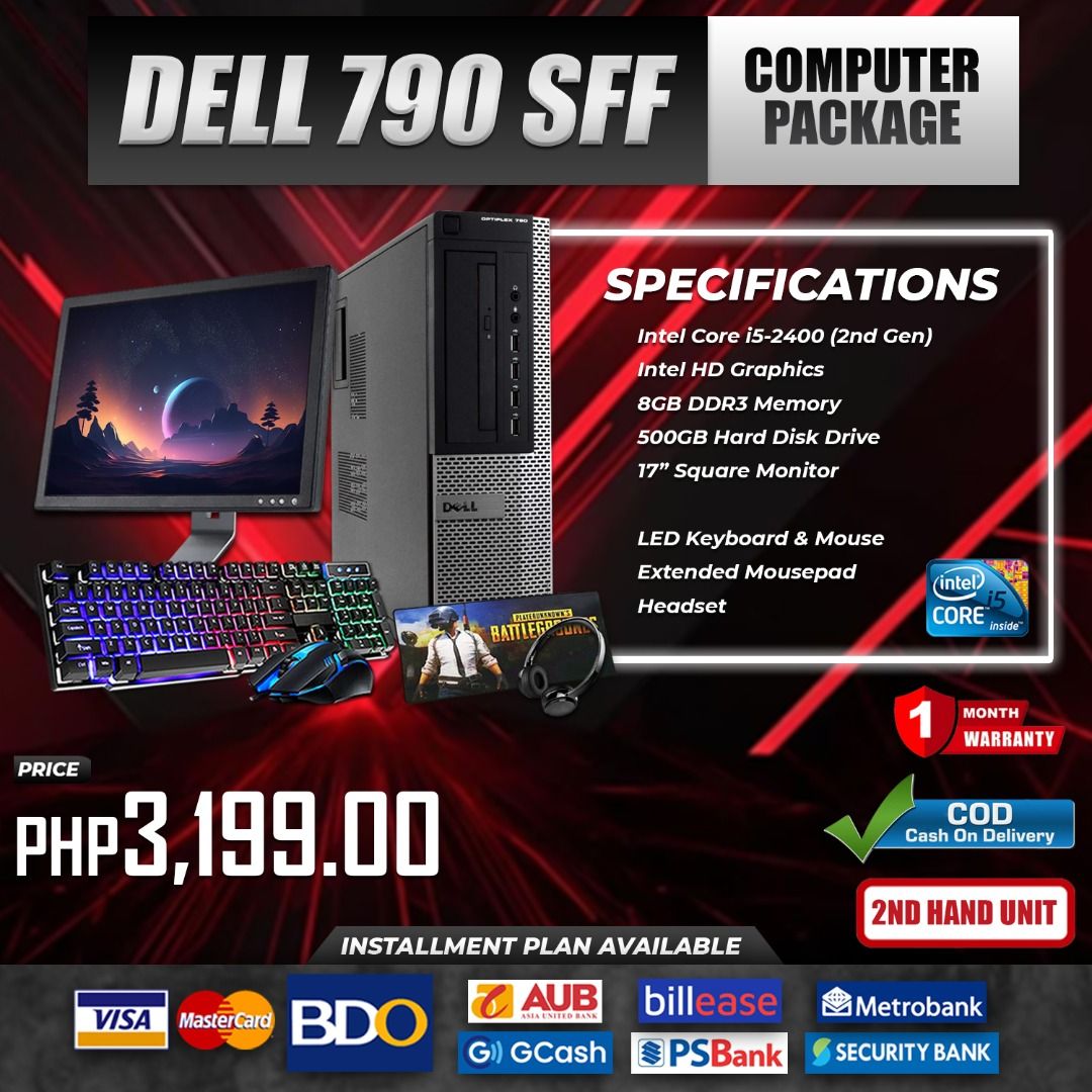 Computer Set Branded Slim System unit Core i3, i5 up to 4th Generation ...