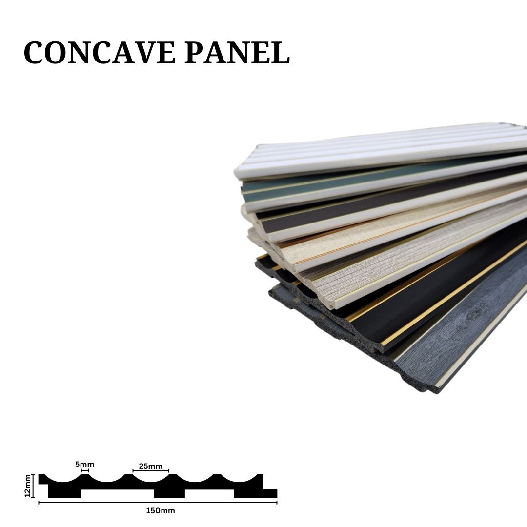 Elegant Concave Strip Wall Panel Convex Fluted Panels Solid PS Foam ...