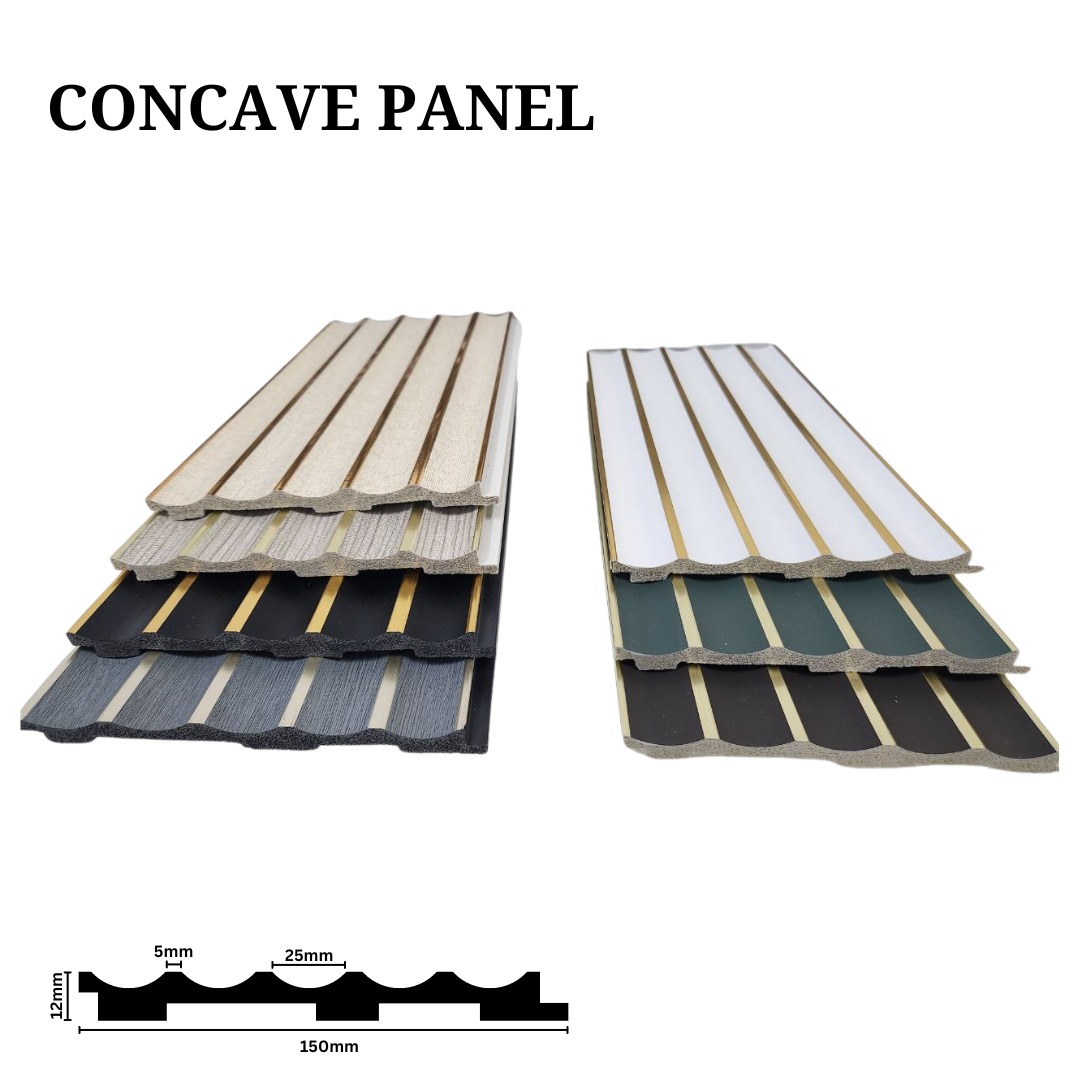 Elegant Concave Strip Wall Panel Convex Fluted Panels Solid PS Foam ...
