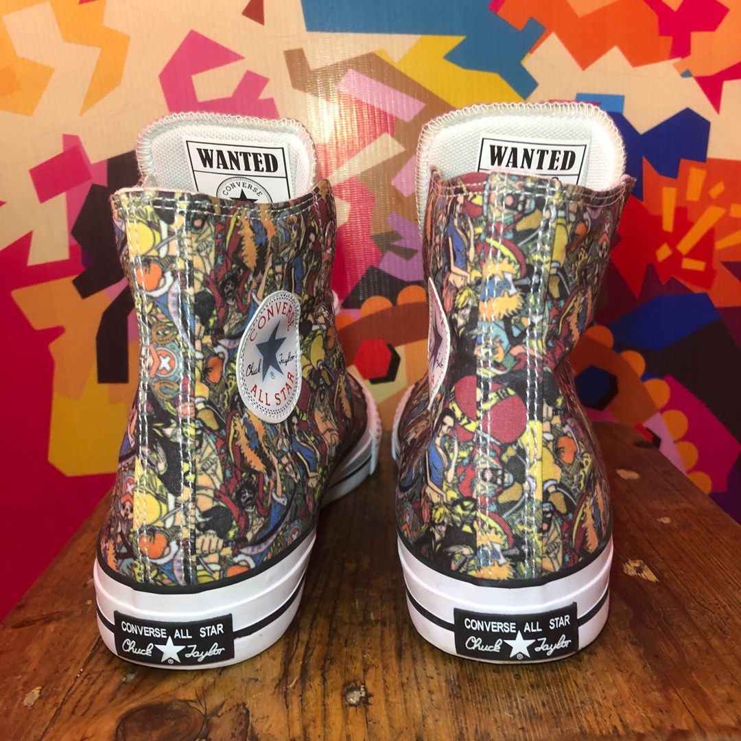 Converse chuck taylor react x One Piece, Fesyen Pria, Sepatu , Sneakers di Carousell