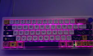 OwLab Voice65 E-White Custom Mechanical RGB Gaming Keyboard, Computers ...