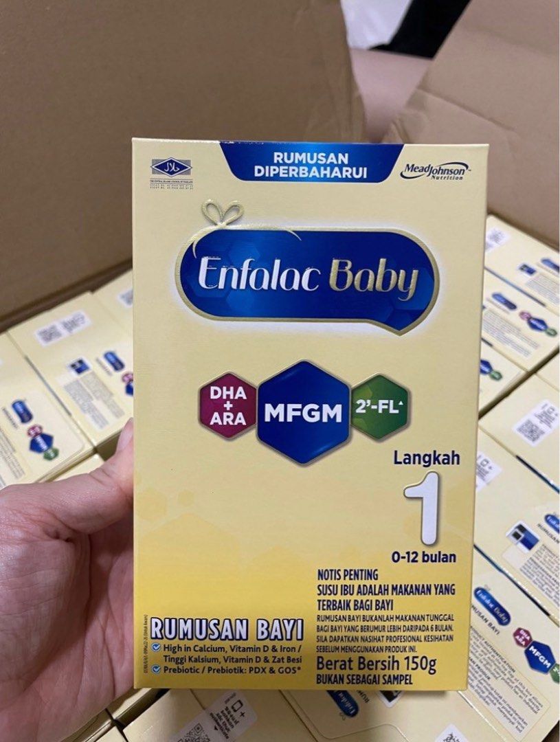 Enfalac Baby S1 Milk Powder 0-12 months (150g x5 boxes), Babies & Kids, Nursing & Feeding ...