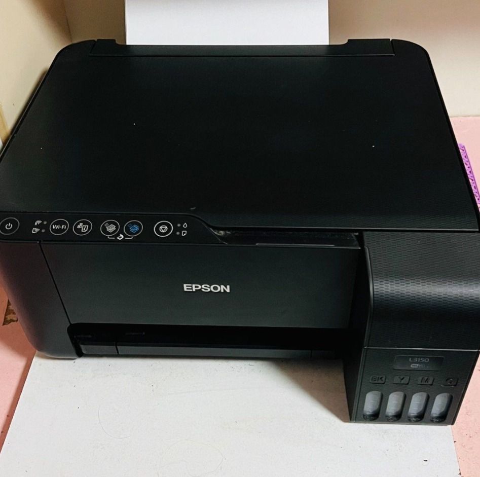 Epson EcoTank L3150 Wi-Fi All-in-One Ink Tank Printer, Computers & Tech ...