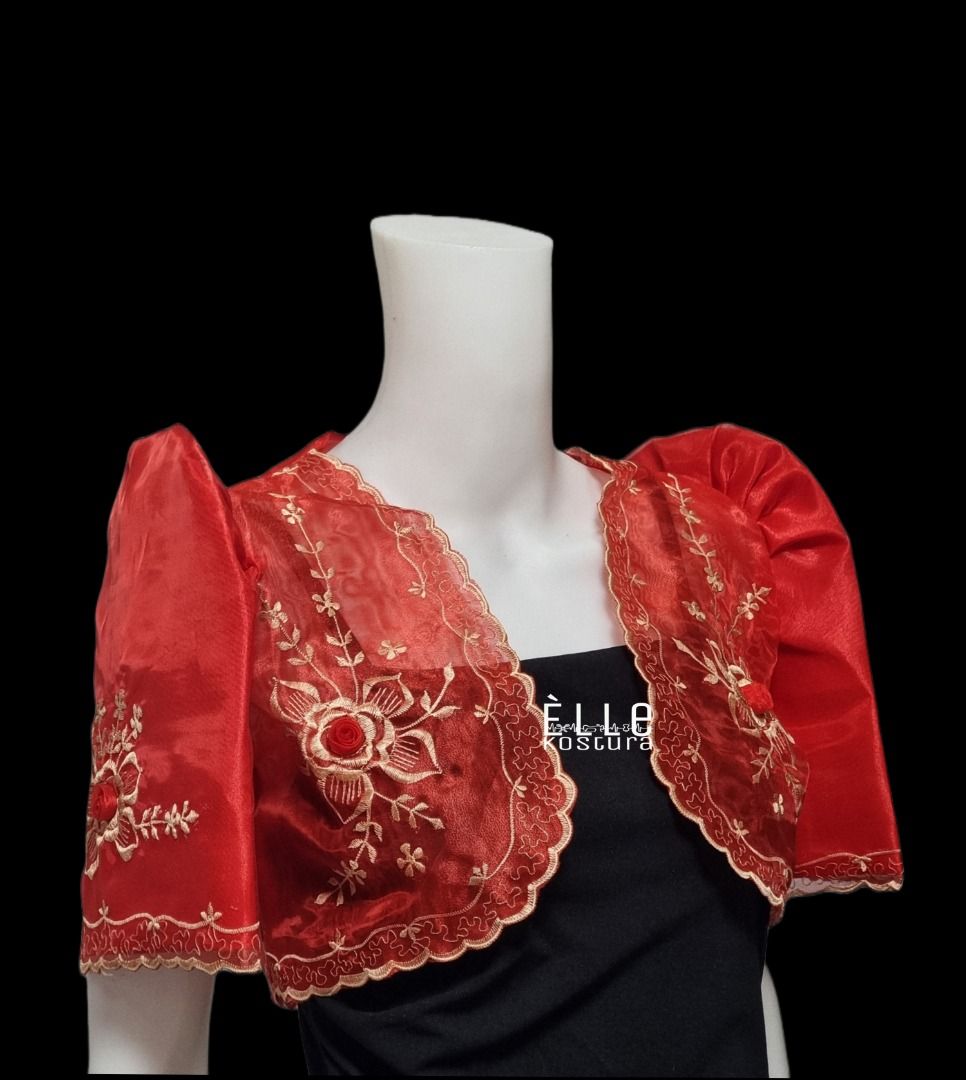 Filipiniana Bolero Embroidery, Women's Fashion, Tops, Blouses on Carousell