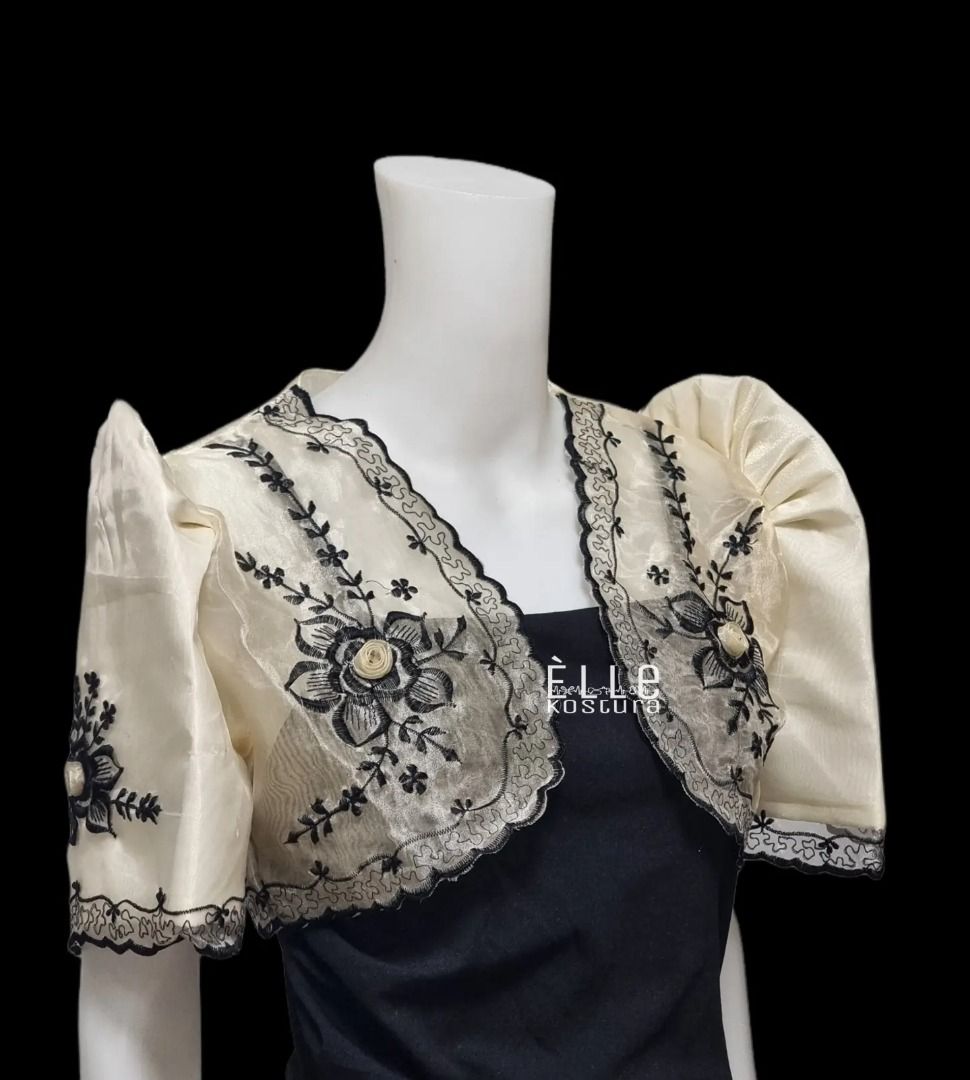 Filipiniana Bolero Embroidery, Women's Fashion, Tops, Blouses on Carousell