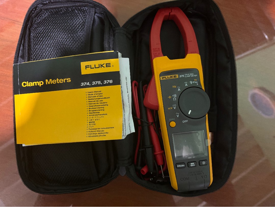 Fluke 375 clamp meter, Commercial & Industrial, Construction Tools & Equipment on Carousell